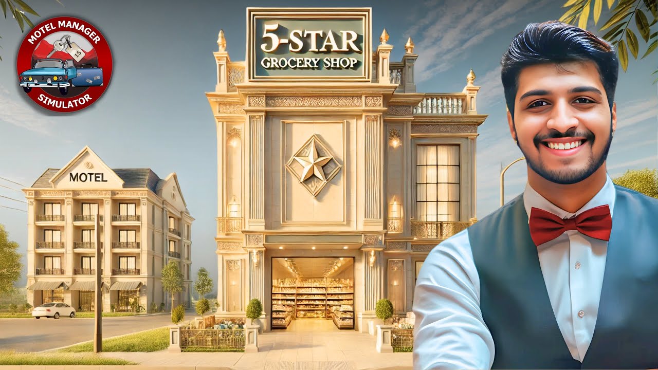 MAKING A 5 STAR SHOP IN OUR MOTEL | MOTEL MANAGER SIMULATOR | HINDI ...