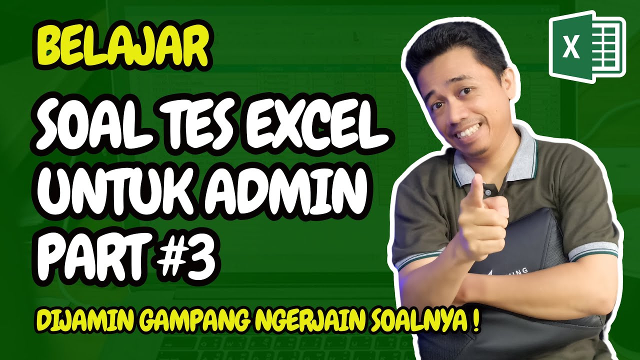 Cara Menggunakan Rumus IF VLOOKUP - Soal Tes Admin Excel 3 - YouTube