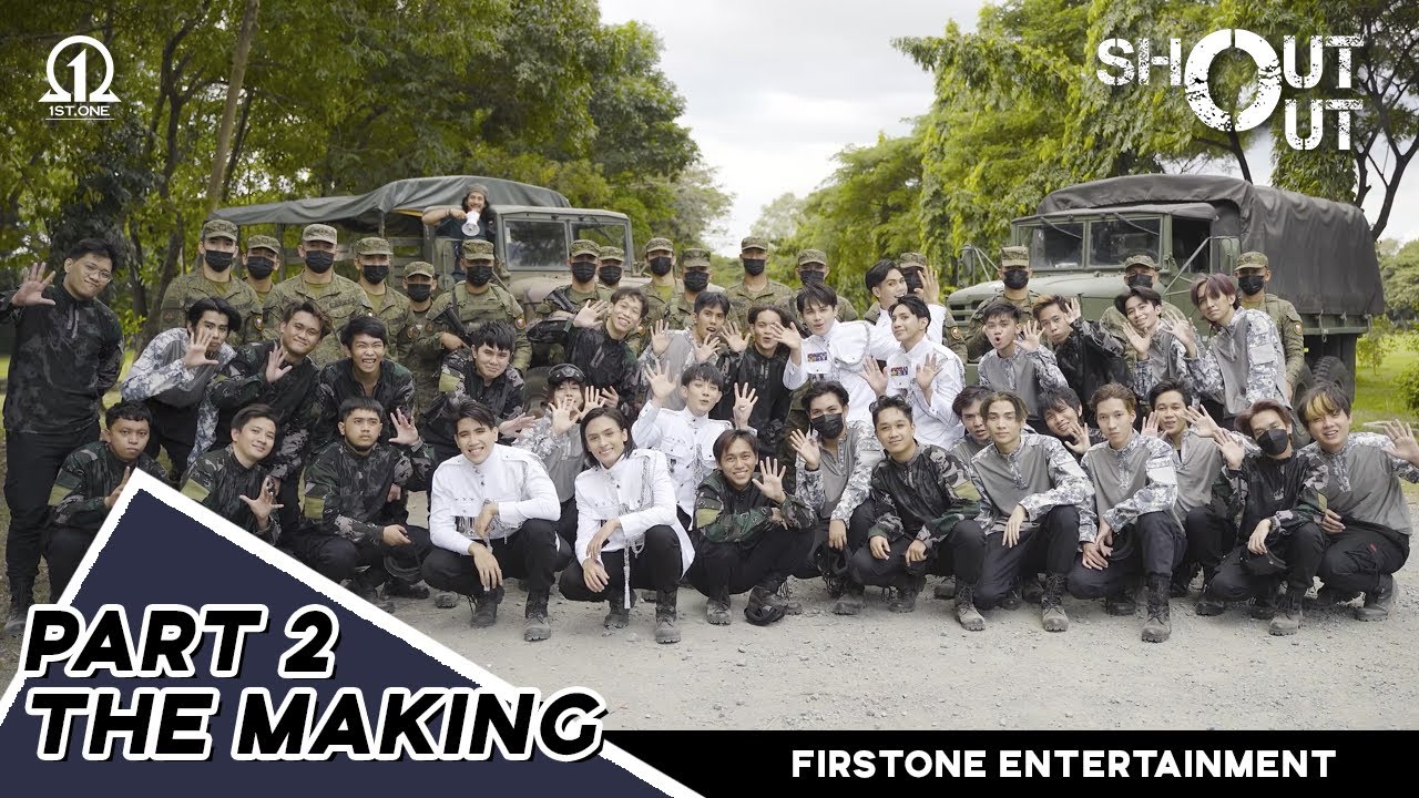 1st.One - SHOUT OUT M/V The Making Part 2 (Behind the Scenes) - YouTube