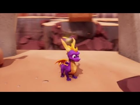 Spyro 2 - Lava Lizards I - Side Quest Orb - YouTube