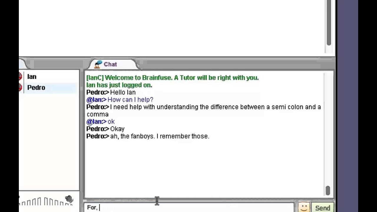 A Live Tutor Session With a Brainfuse Writing Tutor - YouTube