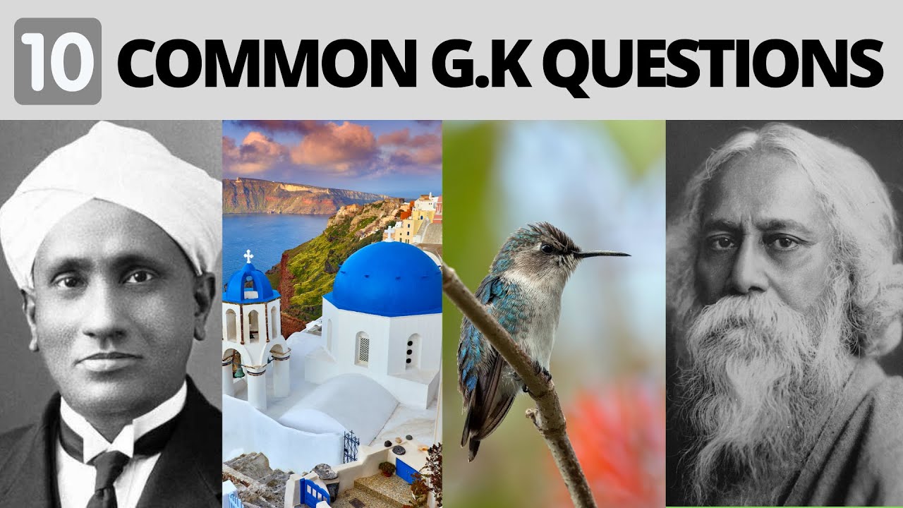 10 common General knowledge questions | With answers | Creative corner ...