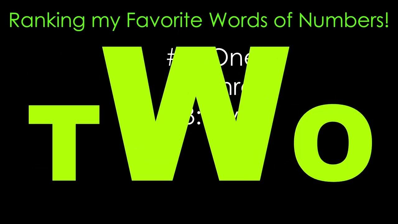 Ranking My Favorite Numbers (Part 1) - YouTube