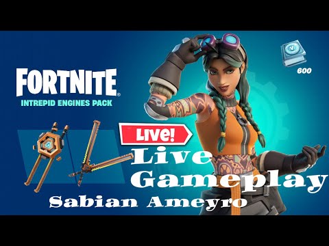 Fortnite Intrepid Engines pack Jules live gameplay - giveaway ...