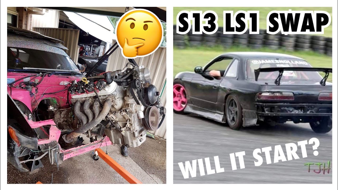 S13 LS1 SWAP | Will it start..? 😅 - YouTube