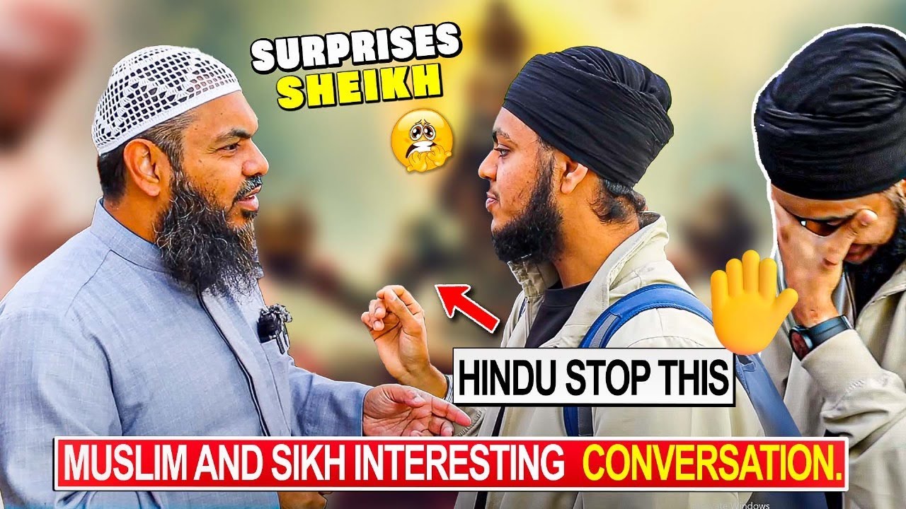 Surprises sheikh😱Muslim and Sikh interesting conversation | Uthman Ibn ...