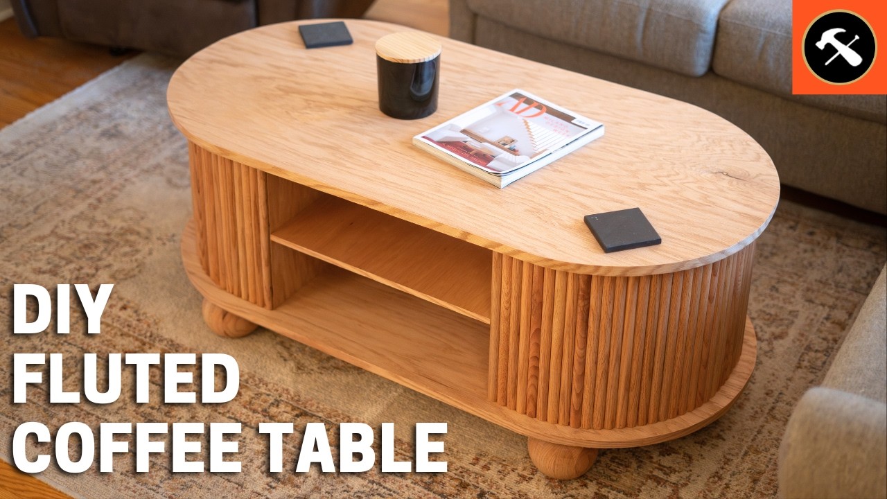 How to Build a DIY Fluted Coffee Table | Builder's Studio | Osborne ...