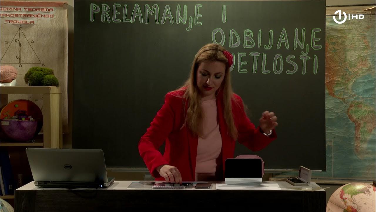 Domaća zadaća za 9. razred: Fizika - Prelamanje i odbijanje svjetlosti - YouTube