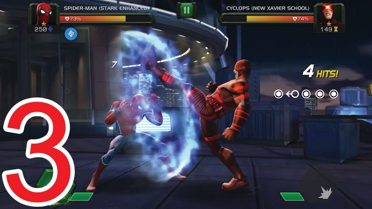 Spider-Man vs Cyclops | Marvel Contest of Champions Gameplay #03 - YouTube
