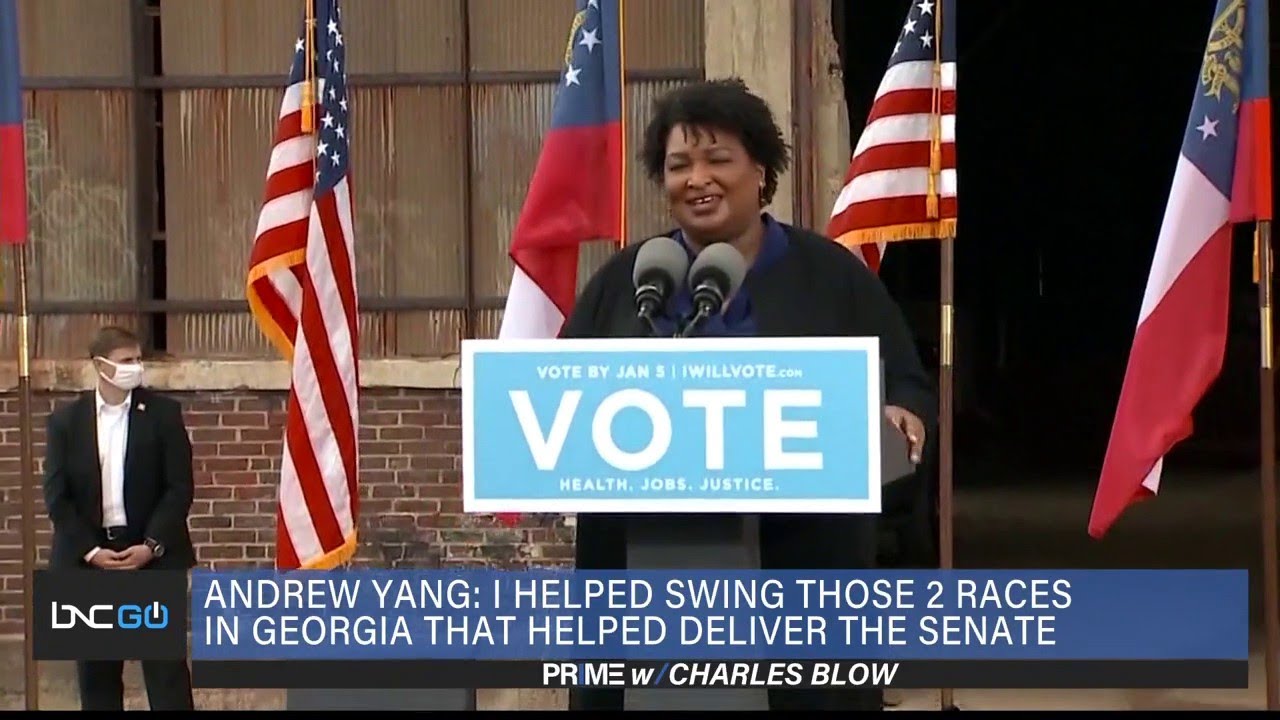 Charles Blow on Andrew Yang’s Comments About Turning Georgia Blue - YouTube