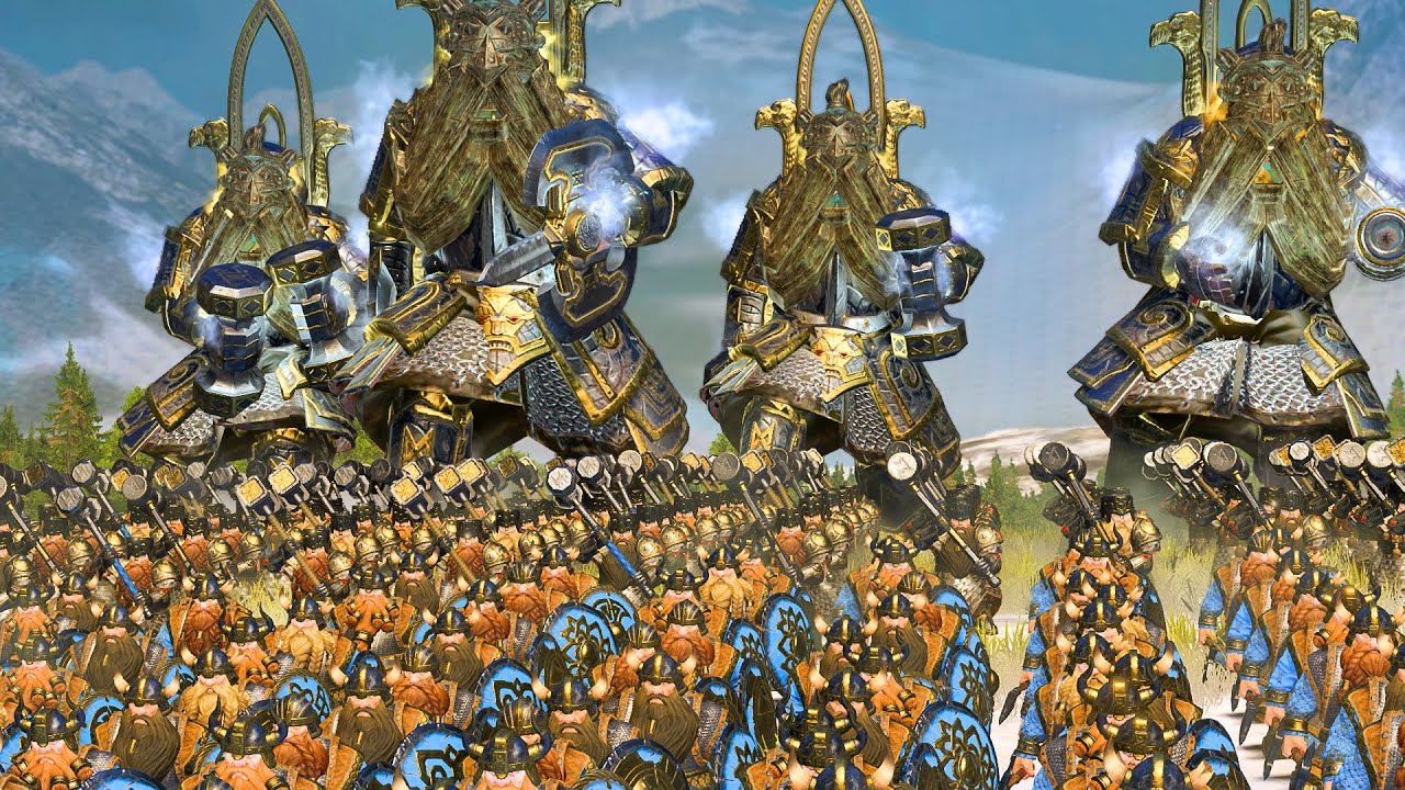 Empire VS Dwarfs - Clash of the Titans - Warhammer Cinematic Battle ...