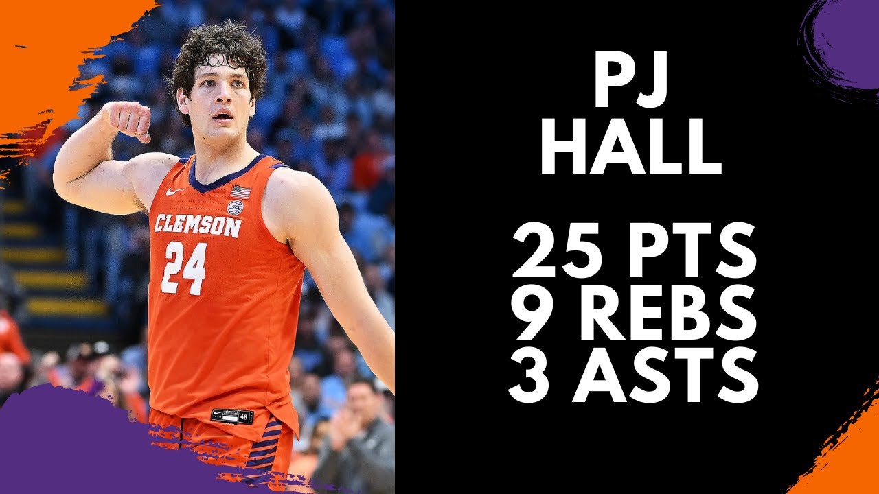 PJ Hall Highlights vs. North Carolina | 2/6/24 | 25 Pts, 9 Rebs, 3 Asts ...