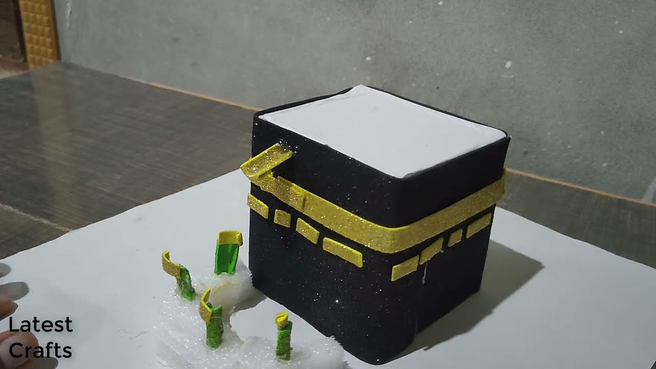 How To Make Khana Kaba Model | Khana Kaaba | Khana Kaaba Model | DIY ...