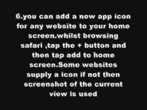 iphone/ipod tricks and tips - YouTube