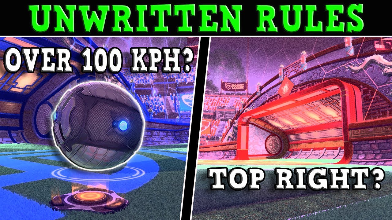 Do You Know The Unwritten Rules of Rocket League? - YouTube
