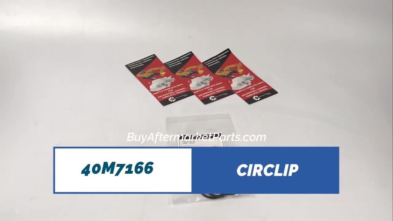 JOHN DEERE 40M7166 CIRCLIP Buyaftermarketparts - YouTube