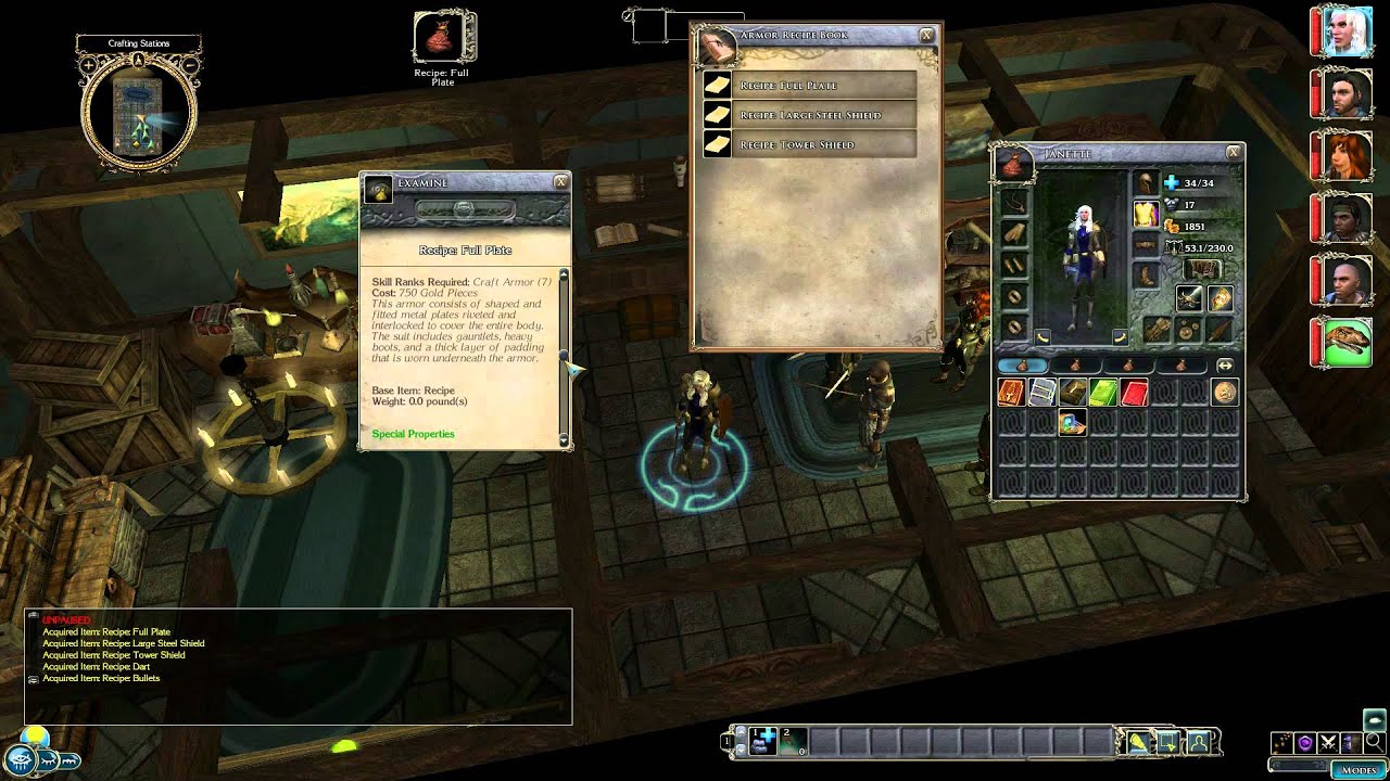 NWN2 SoZ (HD) - Act 1 - Crafting Stations - YouTube