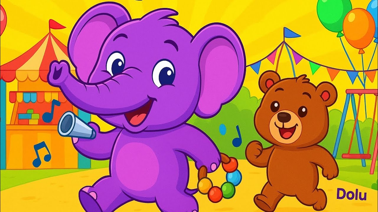 छोटा हाथी चला मेला 🚩| Baby Elephant Rhyme | Hindi Sing-Along Rhyme for ...