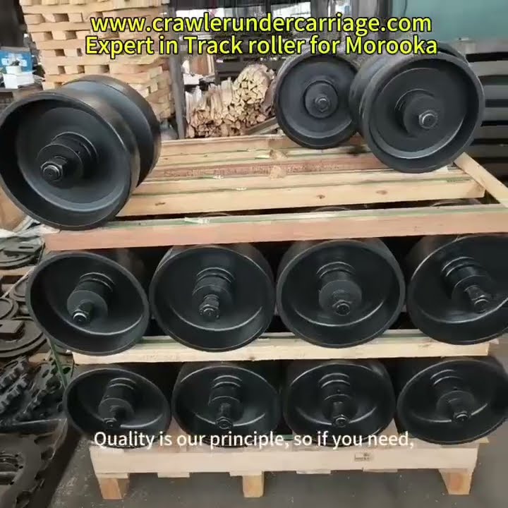 Track roller for Morooka Machine - YouTube