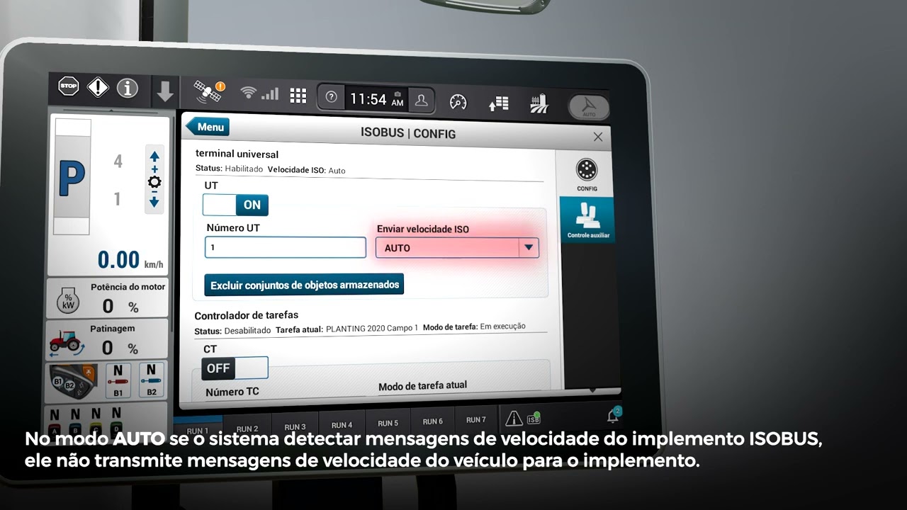 configuração do ISOBus no monitor PRO1200 - YouTube