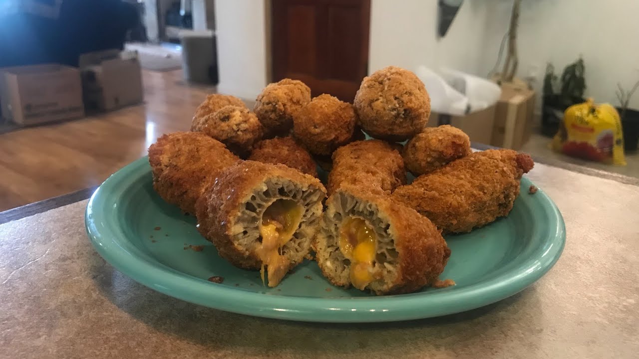 How to Make Stuffed Morel Mushrooms filled with Cheddar, Bacon, and ...