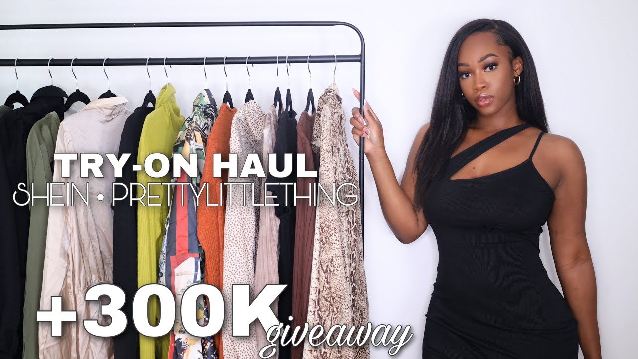 COLLECTIVE TRY-ON HAUL (PrettyLittleThing + Shein) | Maya Galore - YouTube