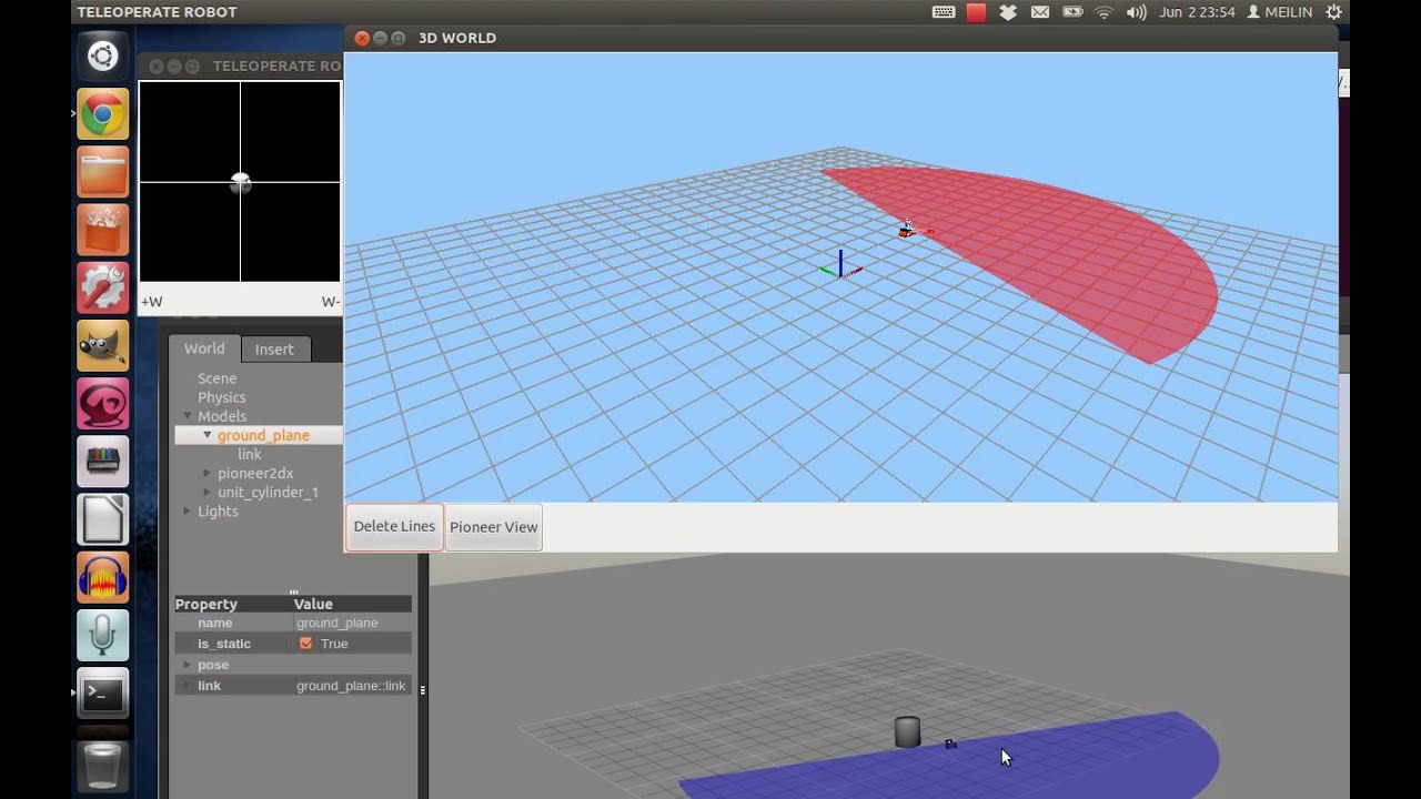 Roborica - VFF (Virtual Force Fields) - YouTube