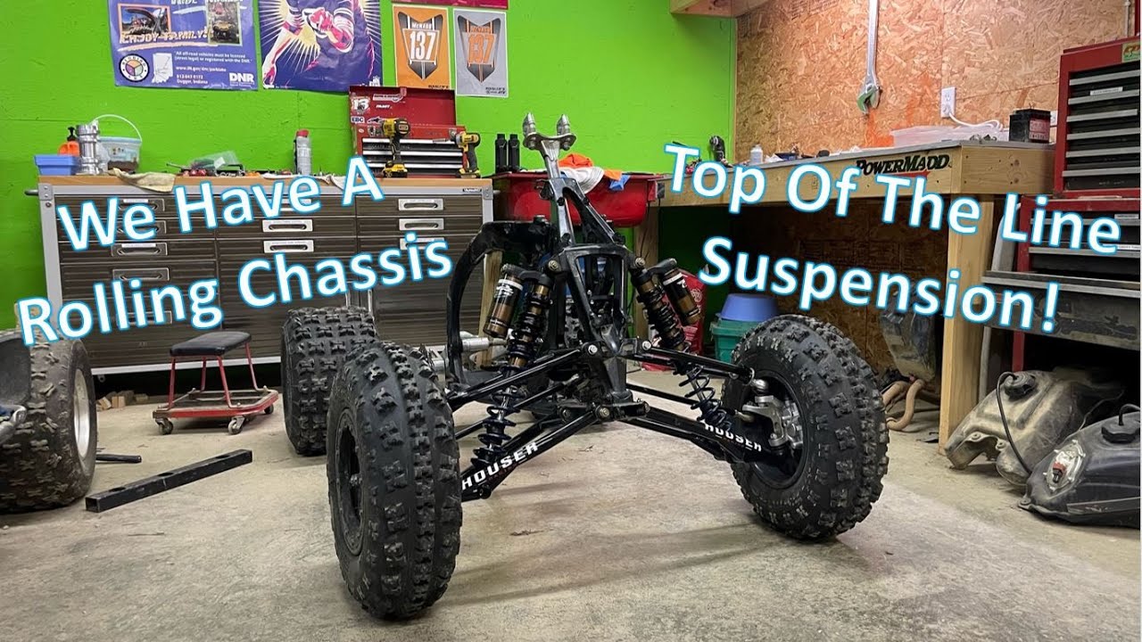 YFZ450R XC Race Quad Build Part 4: Full Suspension Install - YouTube
