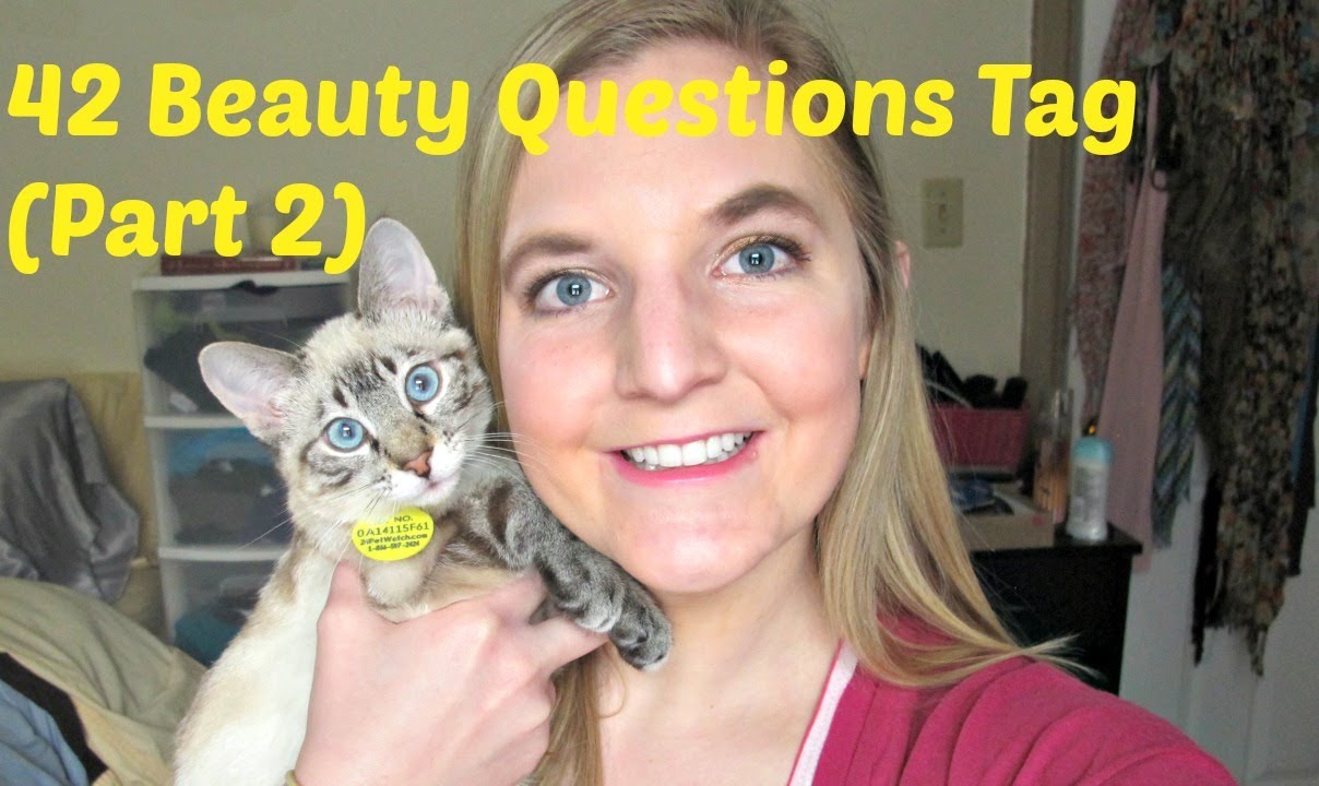 42 Beauty Questions Tag (Part 2) - YouTube