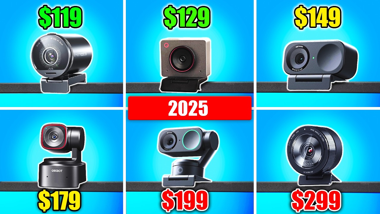 Which 4K Webcam Should You Buy?? | Best Webcam For Streaming 2025 - YouTube