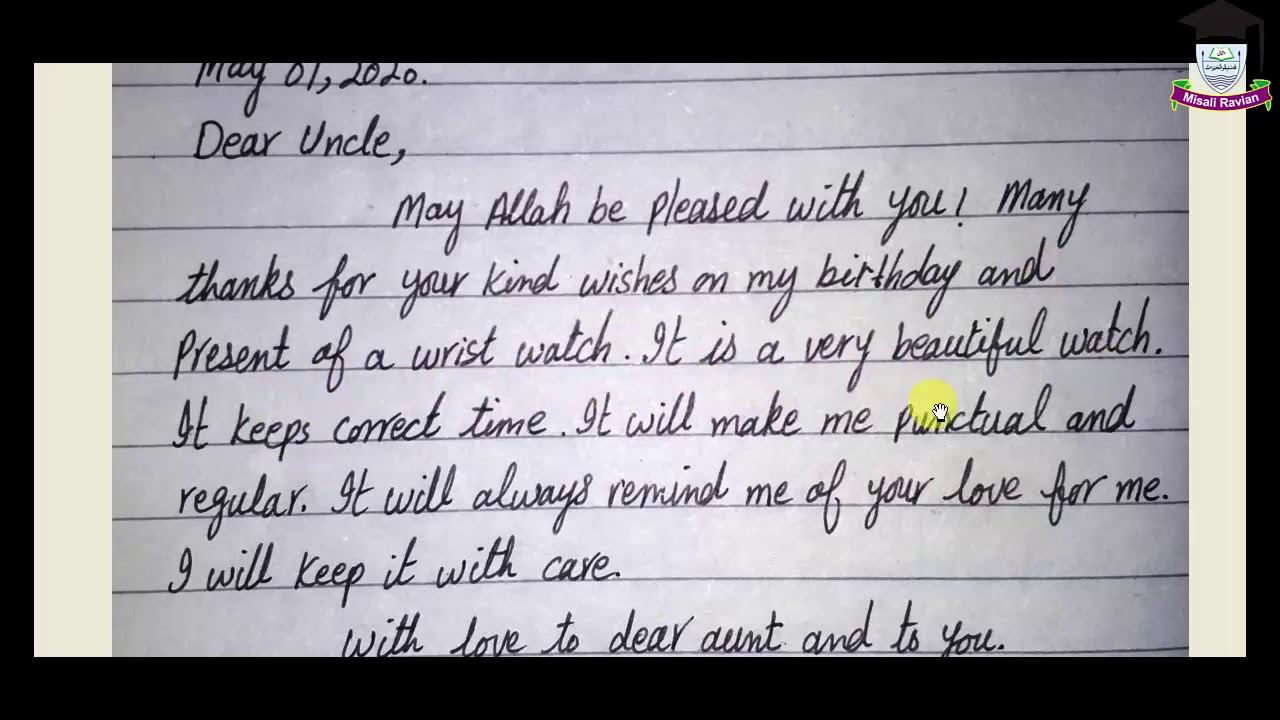 English 7th Ptb Letter To Uncle For Gift YouTube english-7th-ptb-letter-to-uncle-for-gift-youtube