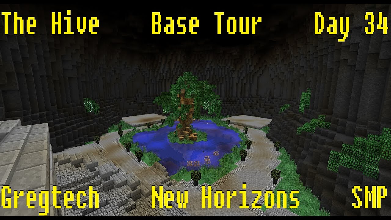 Gregtech - New Horizons - The Hive GTNH SMP - Day 34 - Base Tour - YouTube
