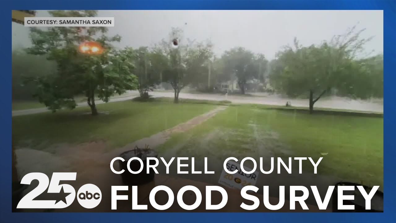 Coryell County conducts flood survey after severe weather - YouTube