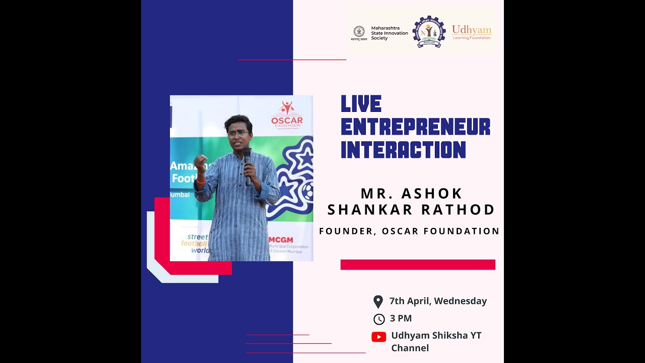 Live Entrepreneur Interaction With Mr. Ashok Shankar Rathod - YouTube