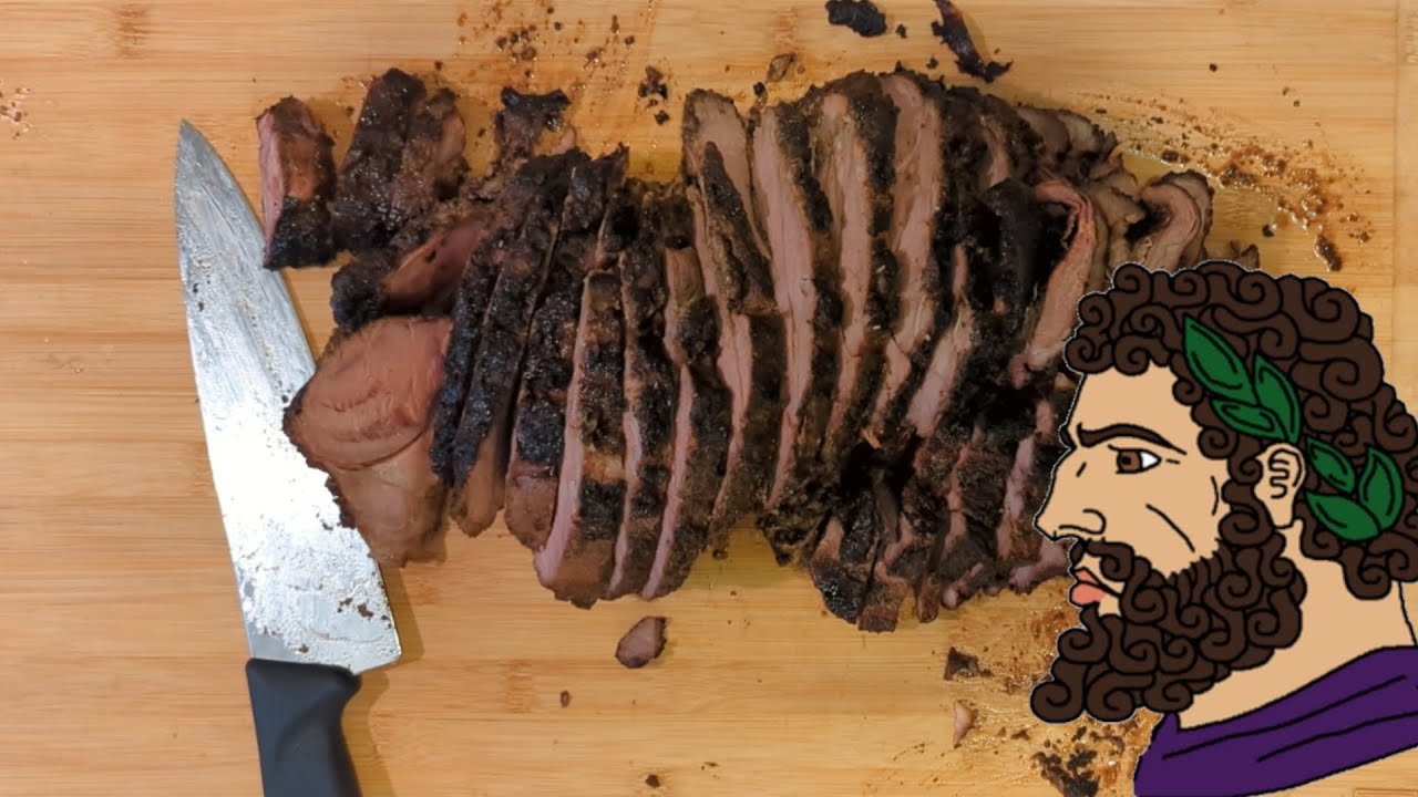 Lets Cook - Smoked Lamb Gyro - YouTube
