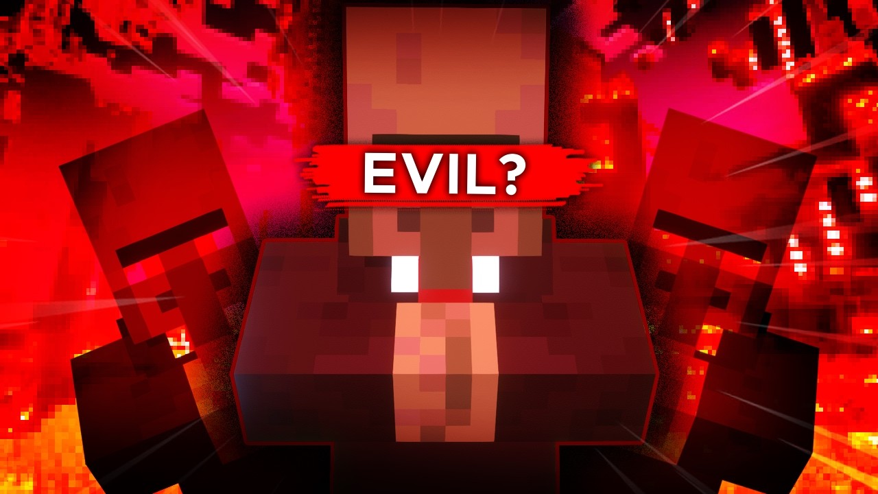 Minecraft BUT the villagers are EVIL! - YouTube