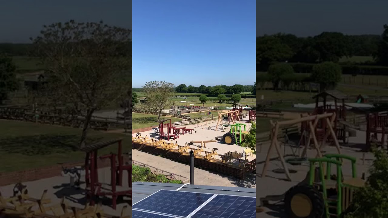 Roof Top view of Farmer Palmer’s Farm Park, Dorset - YouTube