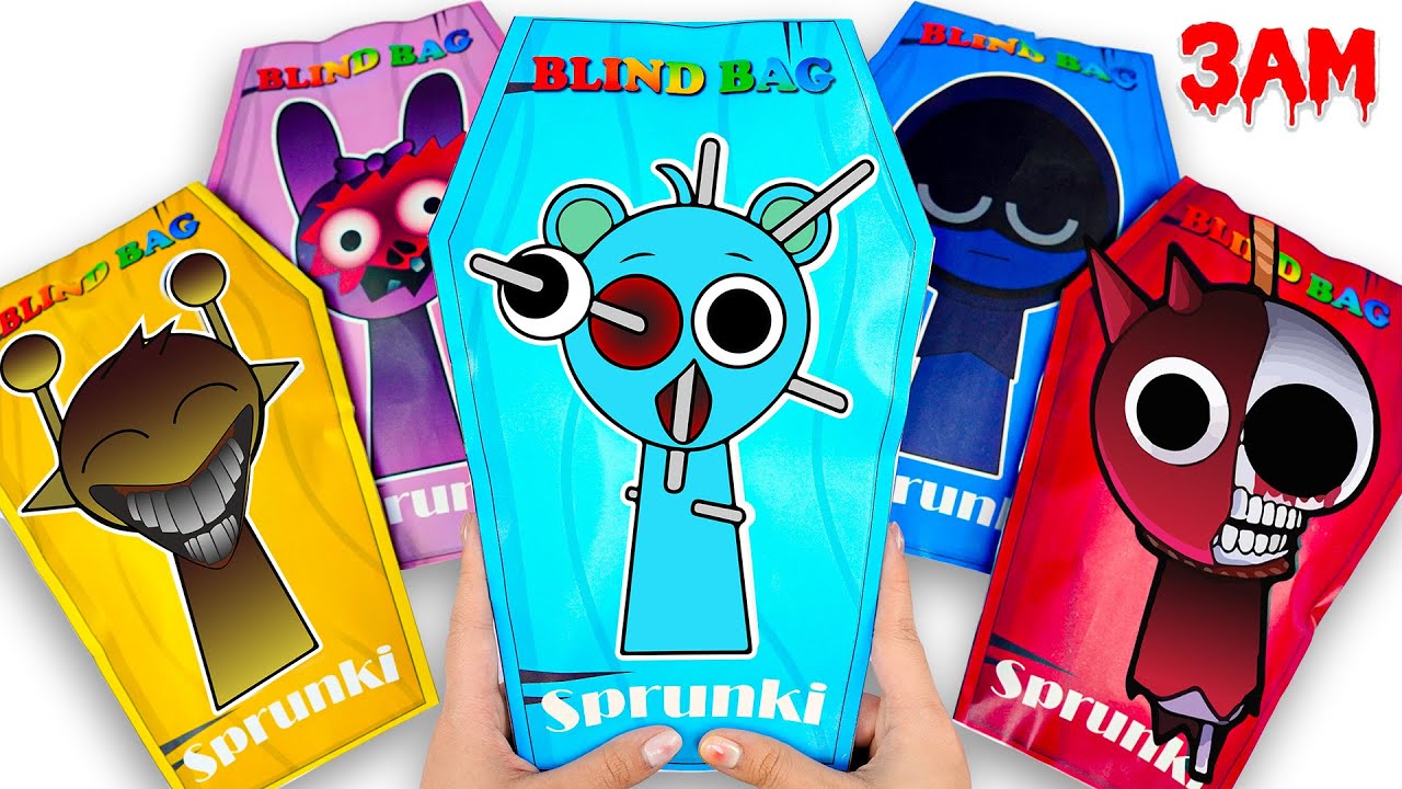 Sprunki Paper DIY💖Incredibox COUPLE Love SPRUNKI RIP BLIND BOX Unboxing ...