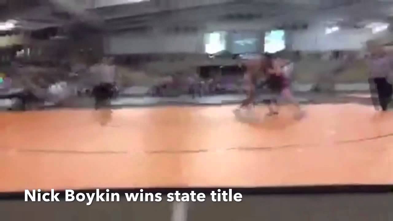 Nick Boykin wins 285-pound state title - YouTube