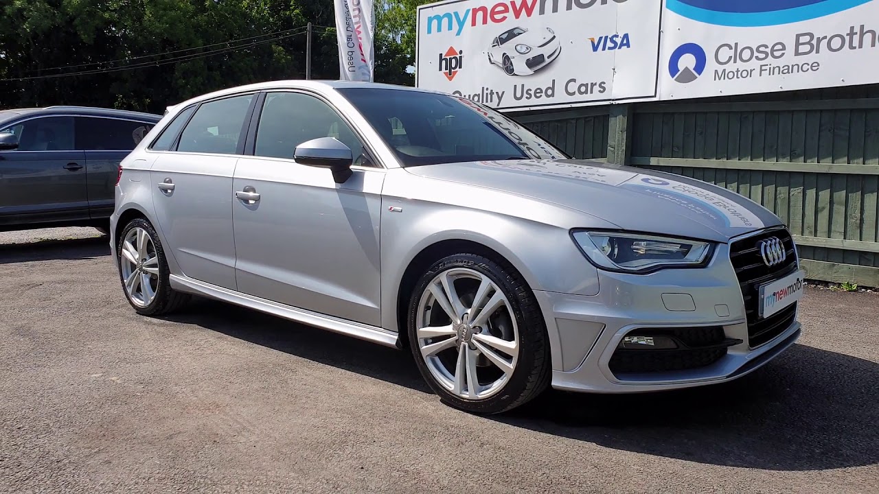 AUDI A3 1 4 TFSI S LINE FLORET SILVER 43731 miles - YouTube