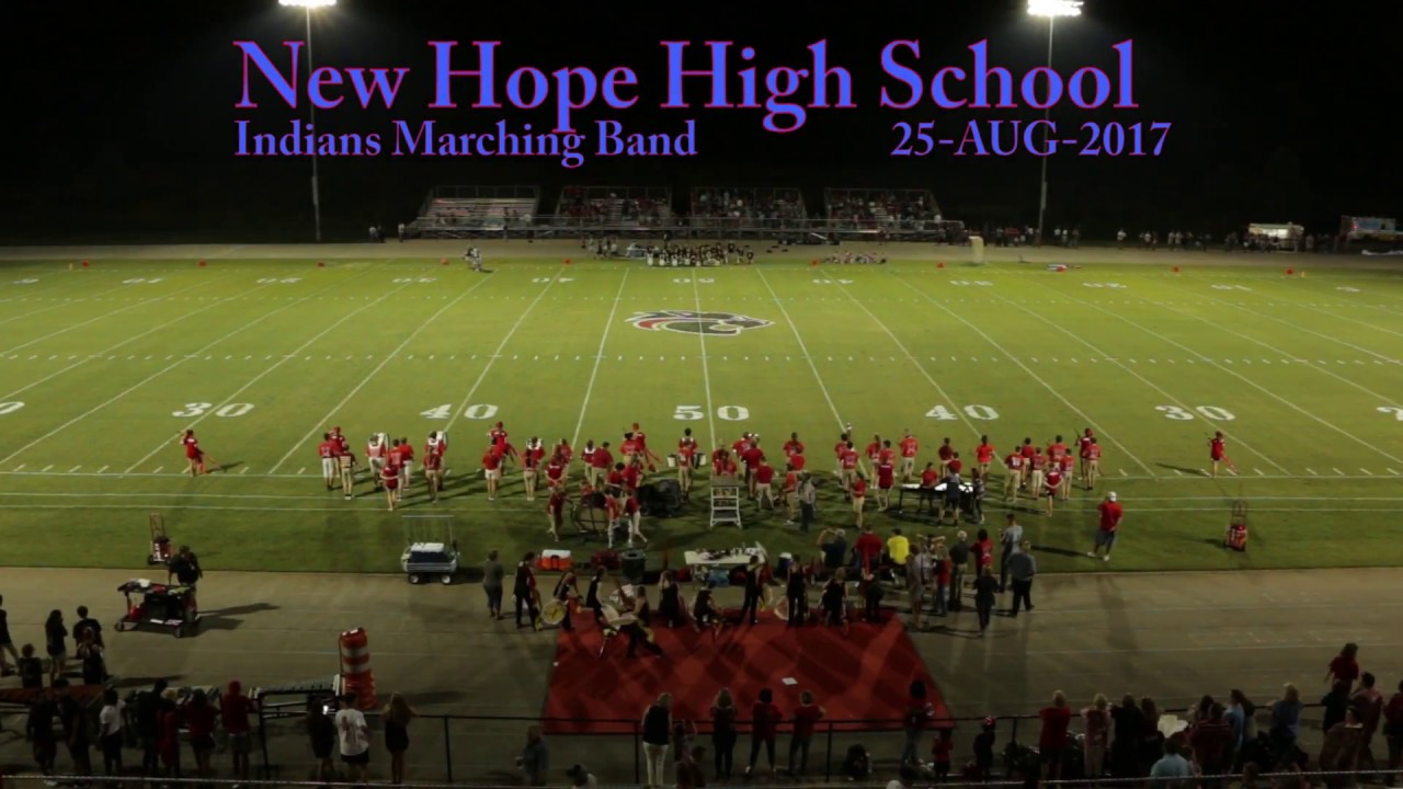 New Hope Indians Marching Band, 25-AUG-2017 - YouTube