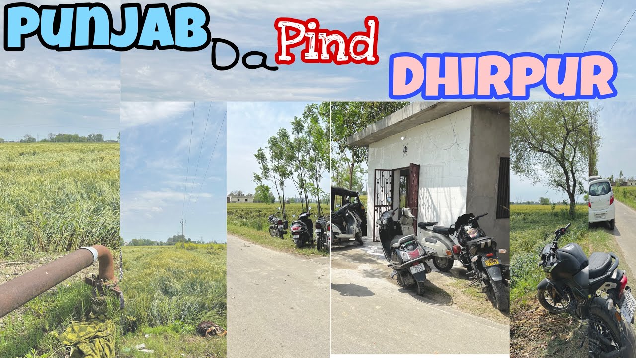 Pind Punjab de | Punjab da Pind Dhirpur | Punjab Vlog | Punjab de Khet ...