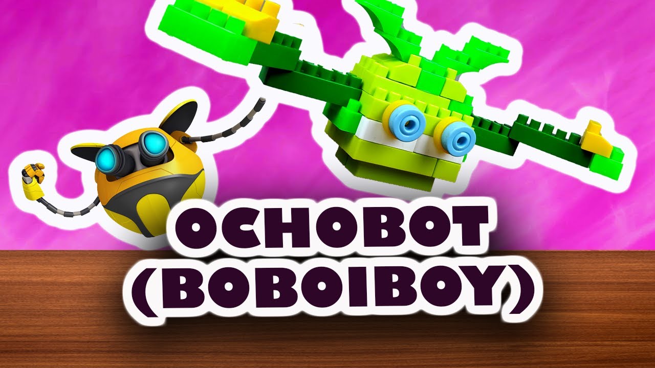 Cara Membuat Lego Ochobot Boboiboy | Lego Block - YouTube