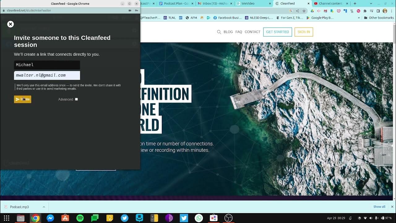 Using Cleanfeed.net - YouTube
