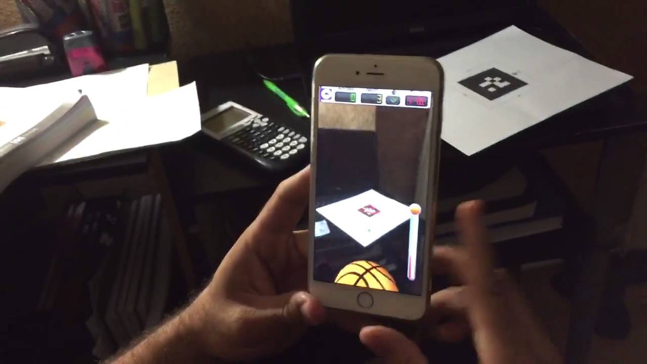 AR Basketball Augmented Reality - YouTube