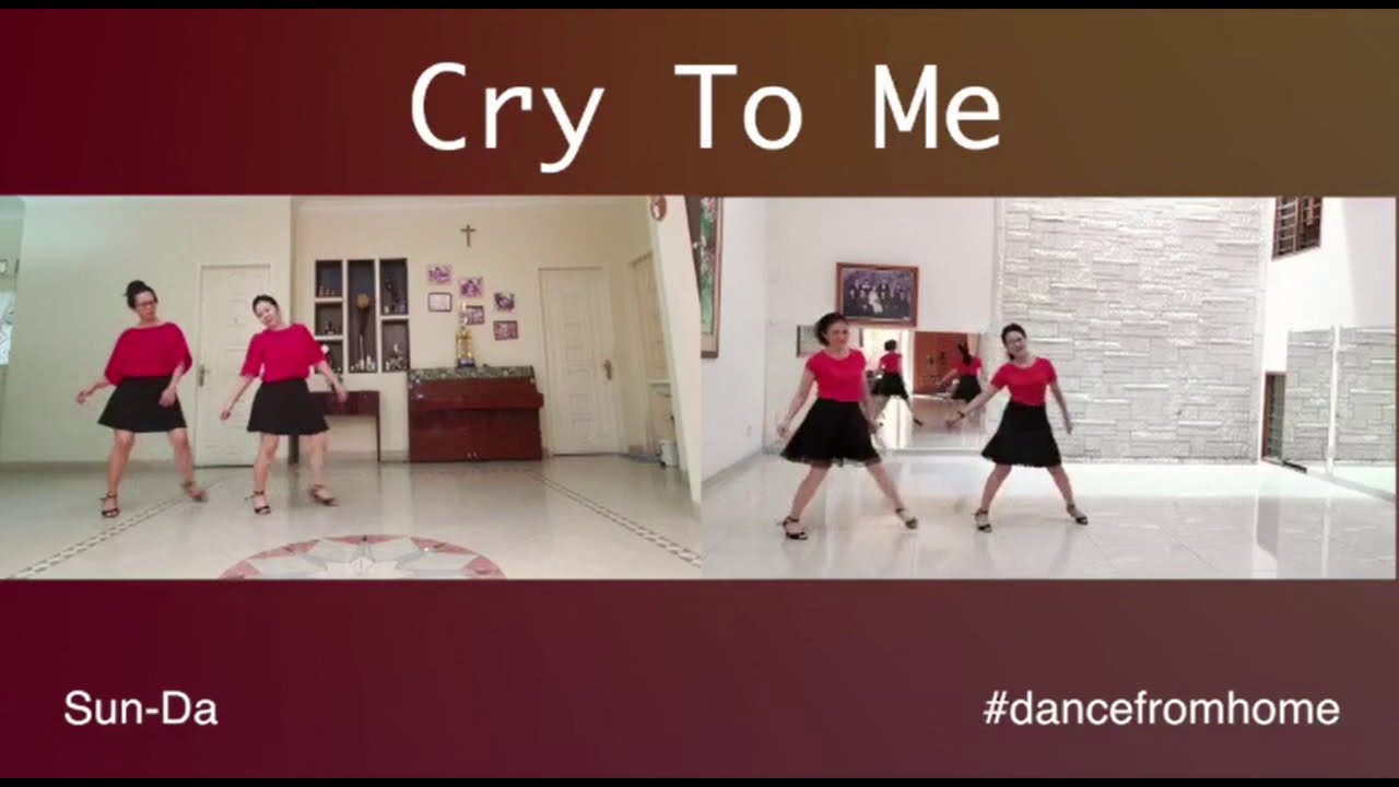 Cry To Me Line Dance (demo & counts) - YouTube