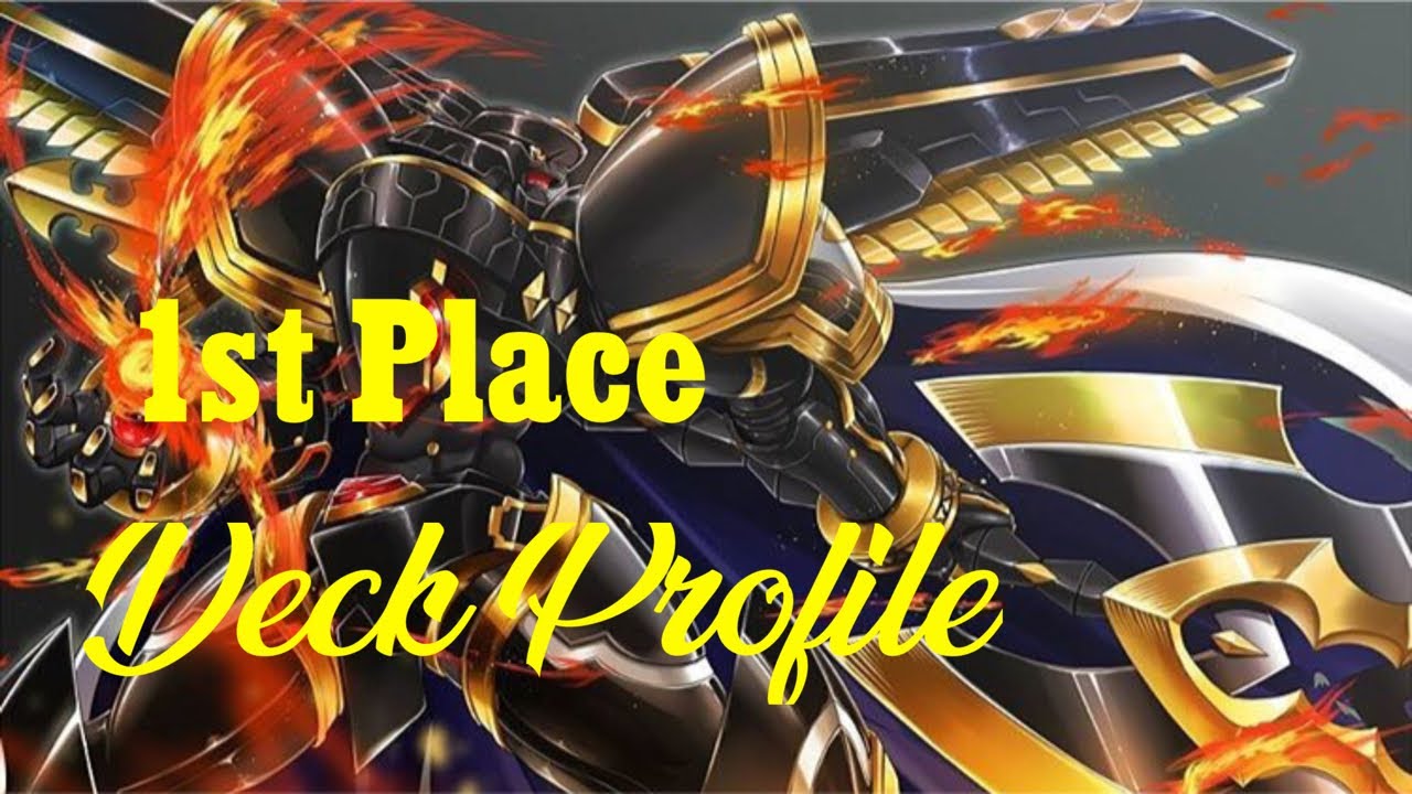 1st Place Alphamon Ouryuken Deck Profile | Digimon TCG BT-9 - YouTube