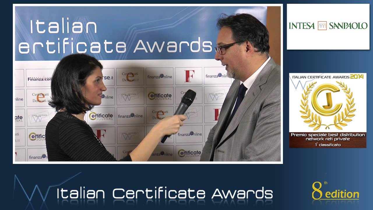 PREMIO SPECIALE BEST DISTRIBUTION PRIVATE: ROBERTO CIASCA, INTESA ...