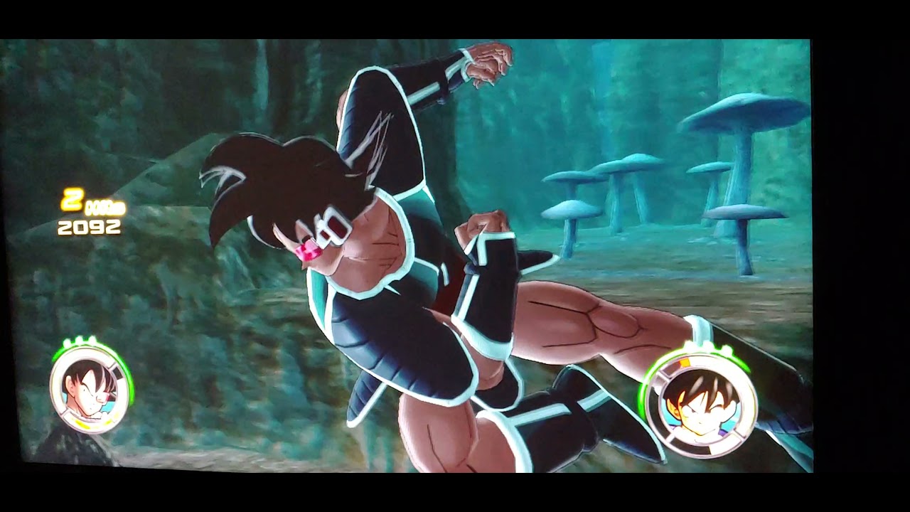 Dragonball Raging Blast 2 Turles Meteor Burst on Teen Gohan Gyaku ryona ...