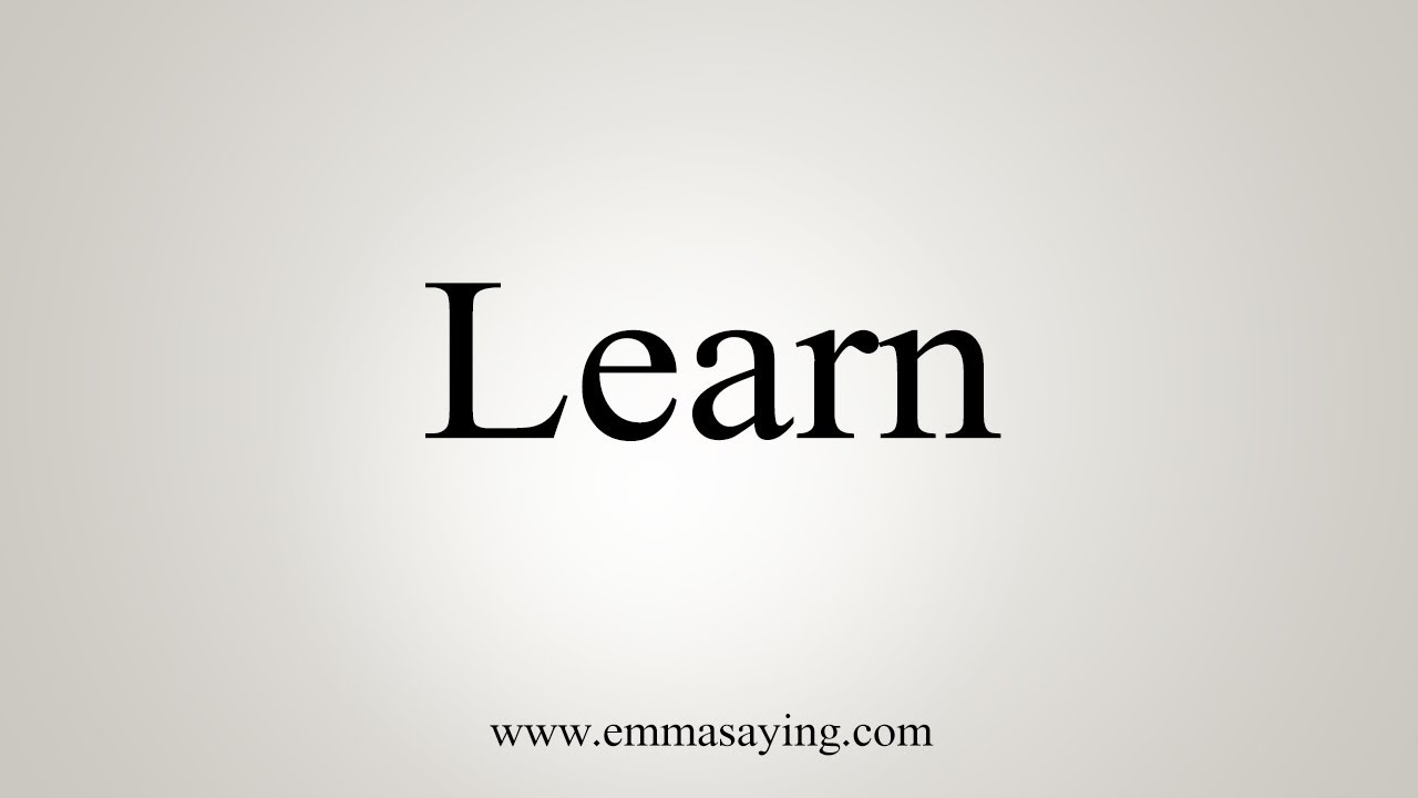 How To Say Learn YouTube how-to-say-learn-youtube